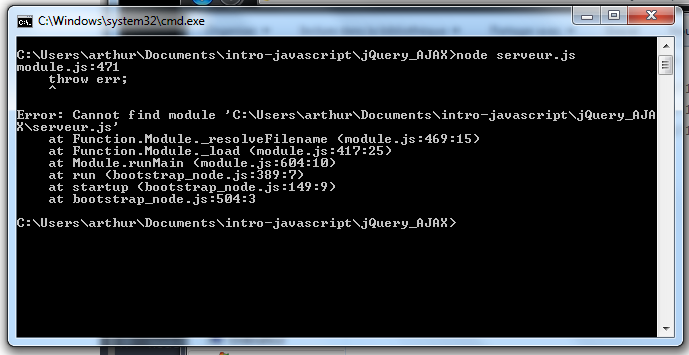 Résolu Nodejs Hello World Demande Daide Par Renjusyeager Page 1 Openclassrooms